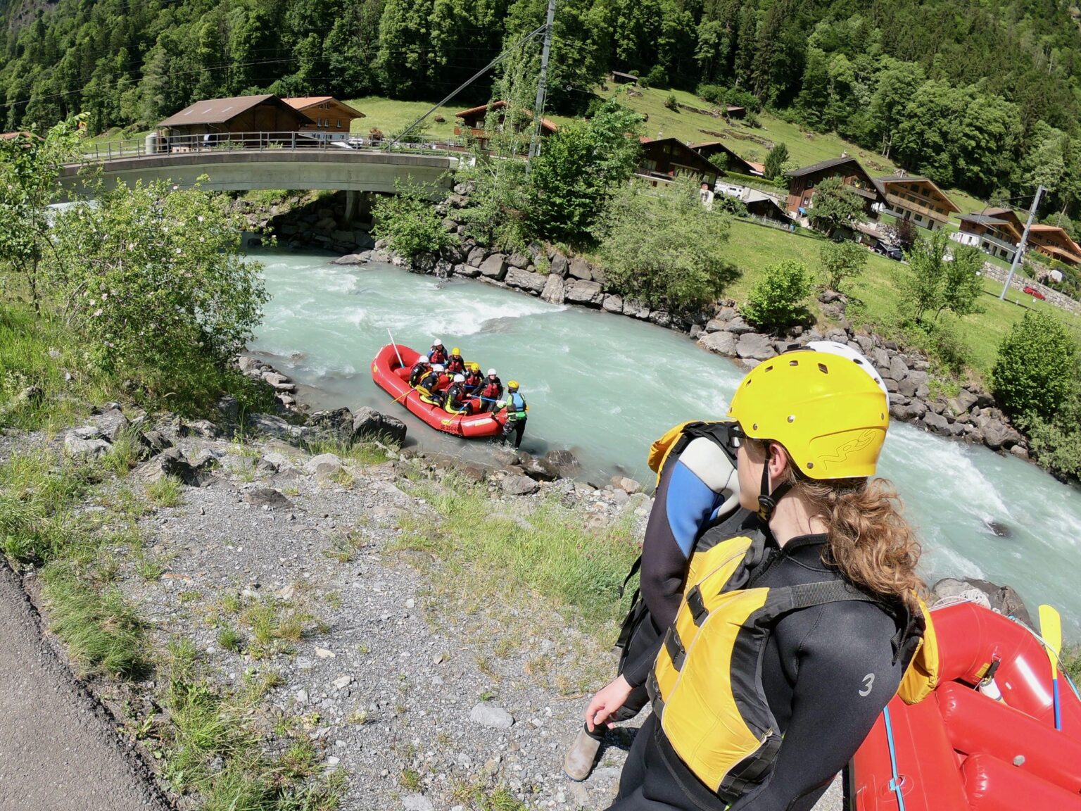 Rafting the Lütschine River – Interlaken - Square Lily Pad